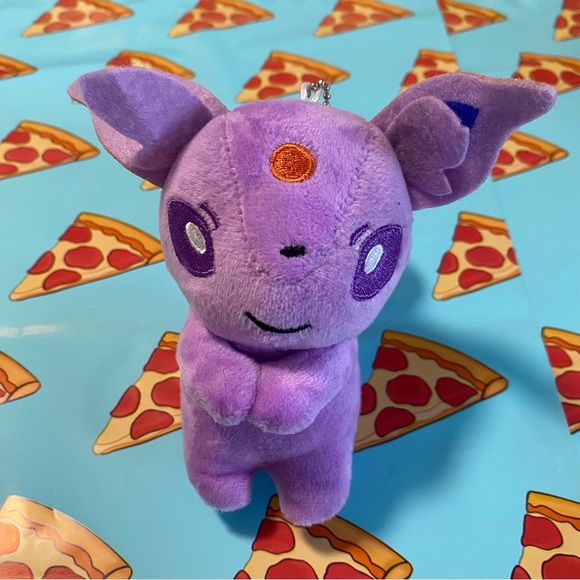 Toys | Pokmon Eevee Evolution Espeon Plush Keychain | Poshmark